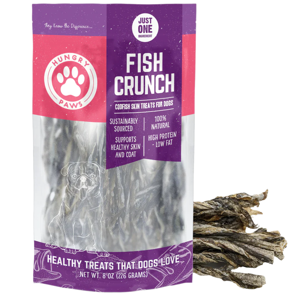Fish Crunch Dog Treats - 8 OZ | Juneau Natural