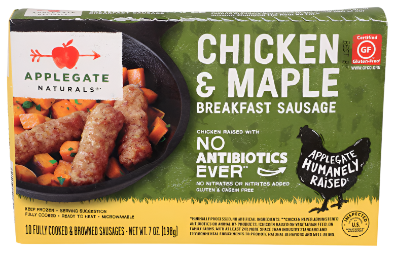 Chicken & Maple Breakfast Sausage - 7 OZ | Juneau Natural