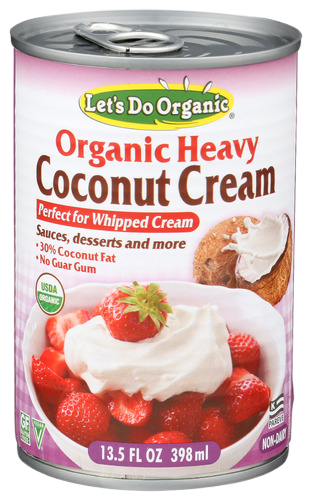 Organic Heavy Coconut Cream 135 Oz Juneau Natural