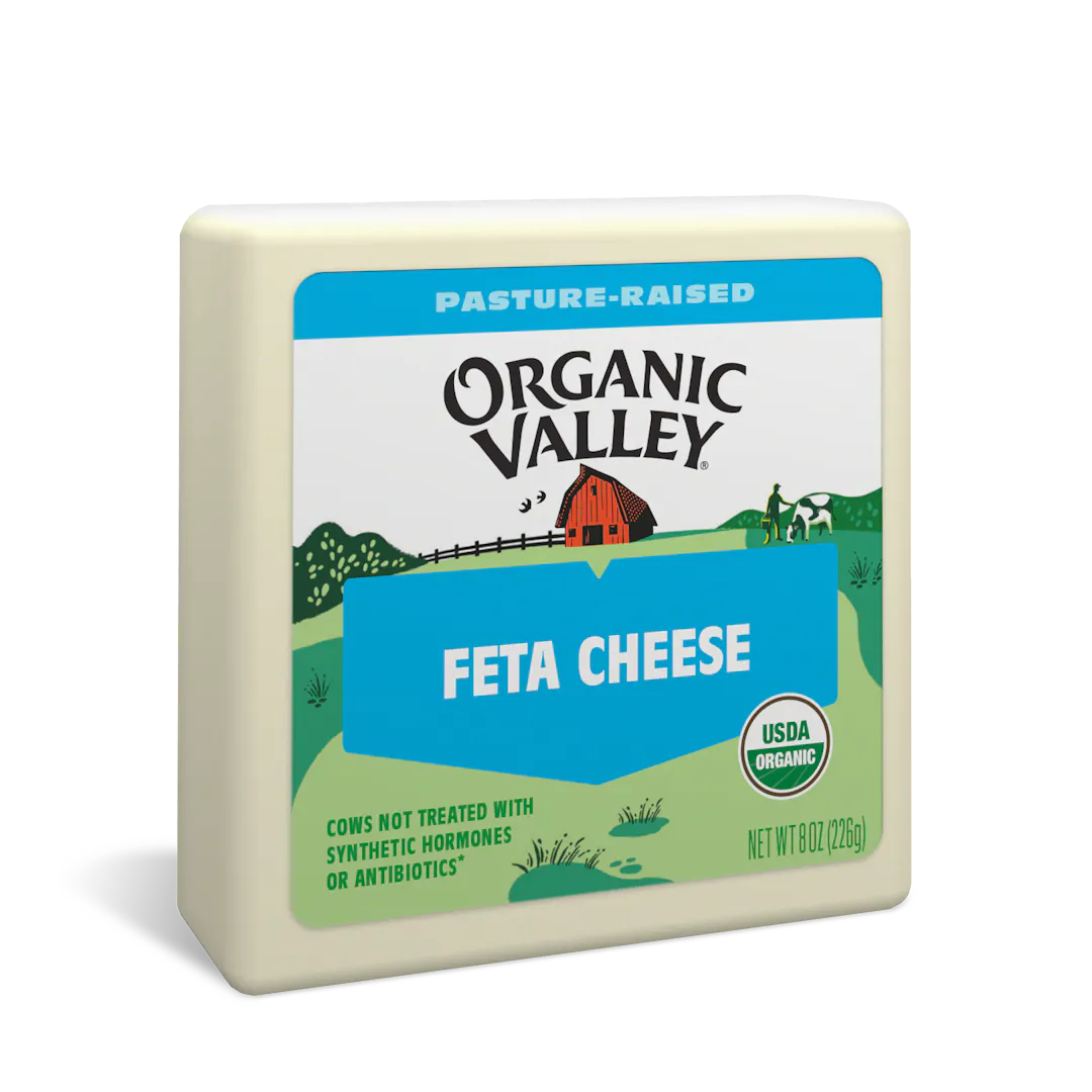 Organic Valley Feta Cheese - 8 OZ | Juneau Natural