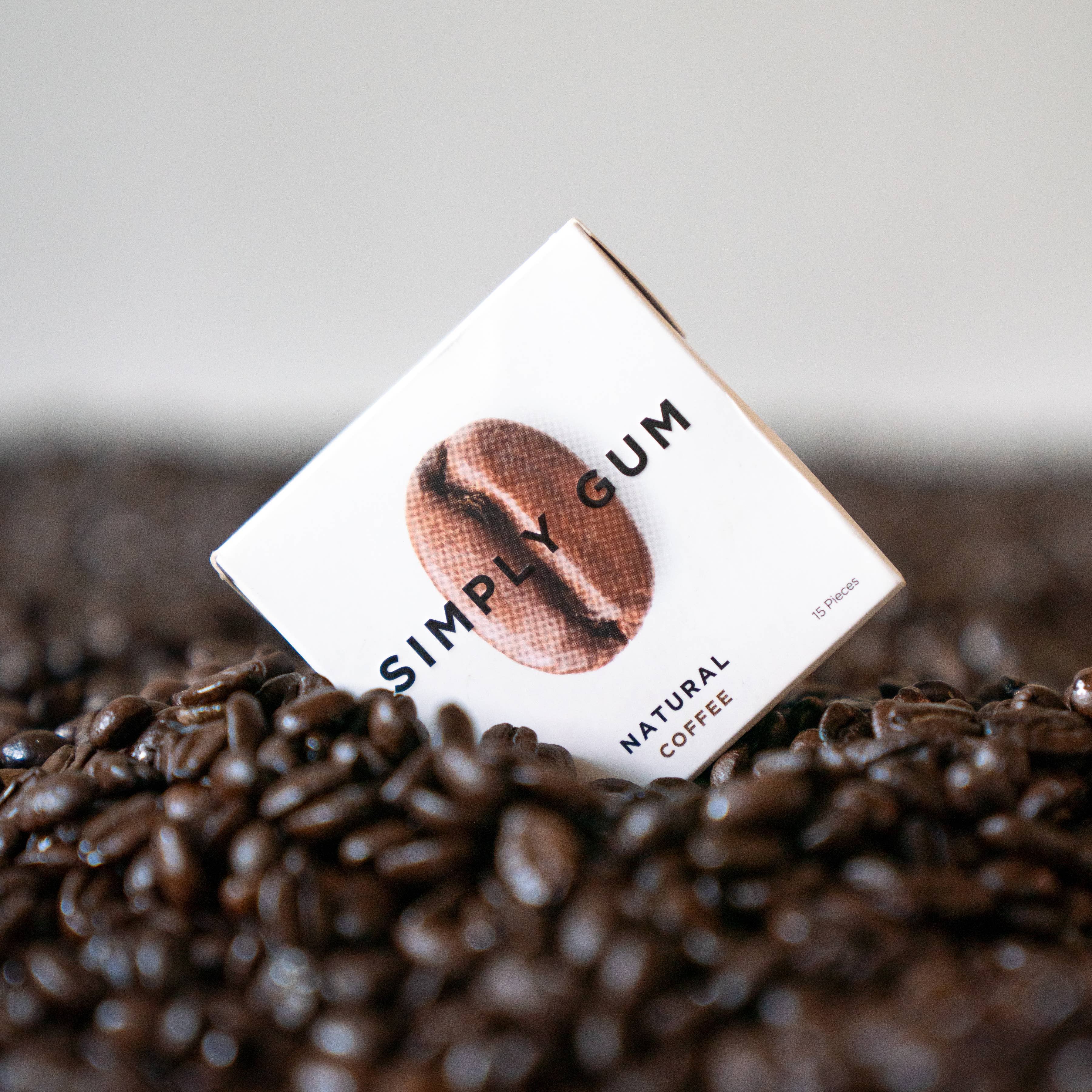 Coffee Natural Chewing Gum - 15 PC | Juneau Natural