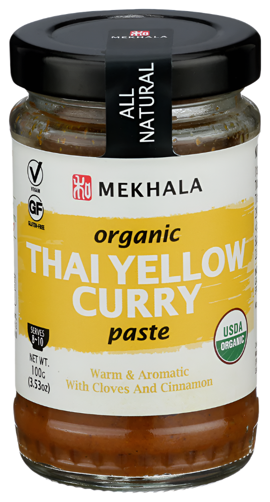 Organic Yellow Thai Curry Paste 353 Oz Juneau Natural
