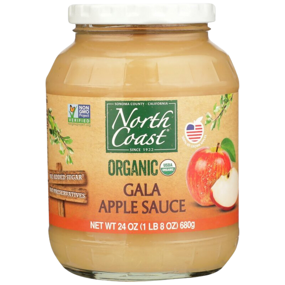 Organic Gala Apple Sauce 24 Oz Juneau Natural