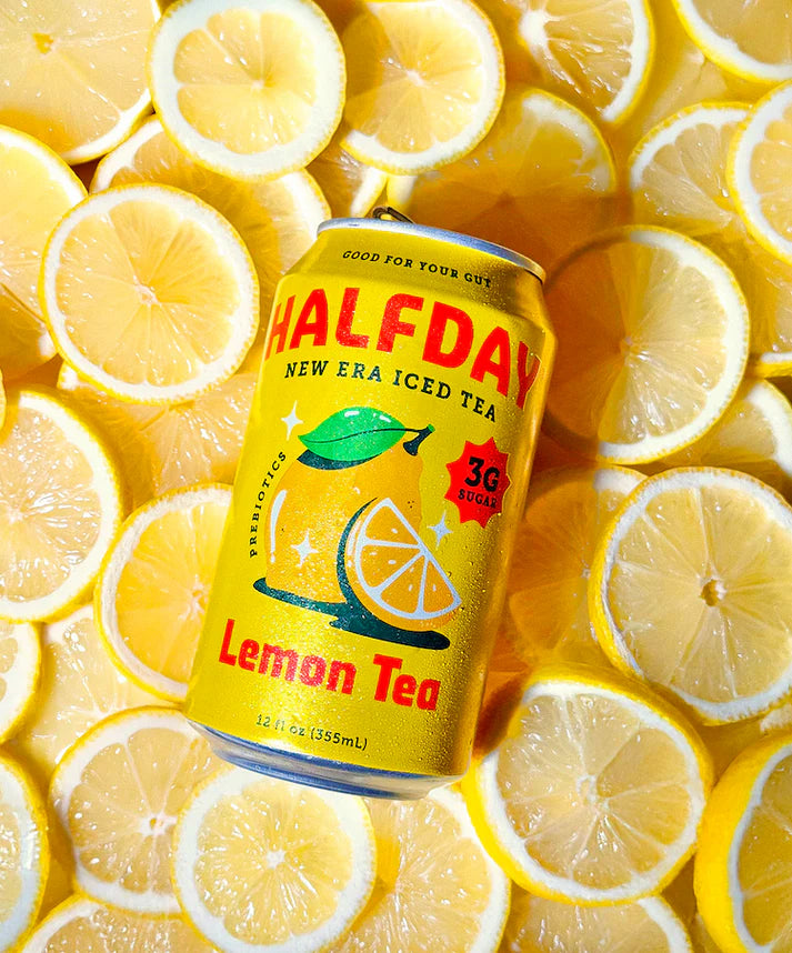 Halfday Lemon Iced Tea - 12 FO | Juneau Natural