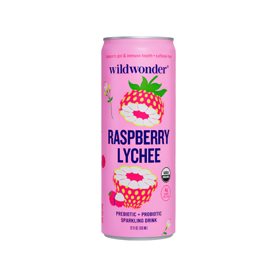 Raspberry Lychee Sparkling Drink - 12 FO | Juneau Natural