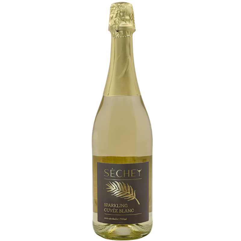 Sechey Non-Alcoholic Sparkling Cuvee Blanc Wine - 750 ML | Juneau Natural