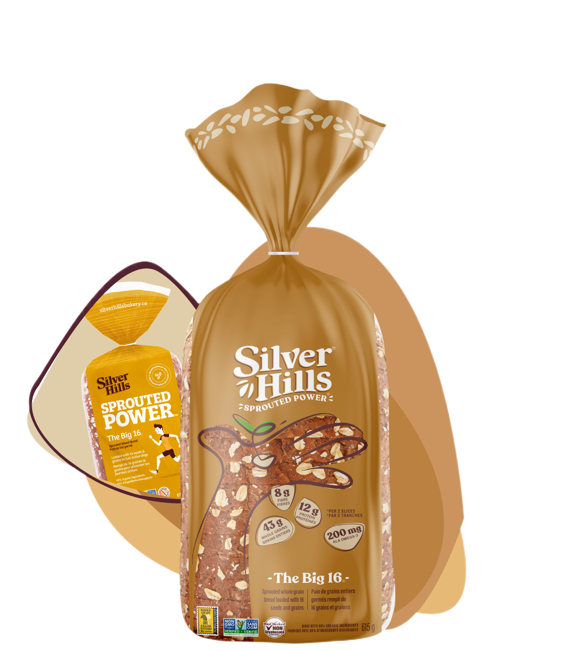 Silver Hills 16 Sprouted Loaf Bread - 22 OZ | Juneau Natural
