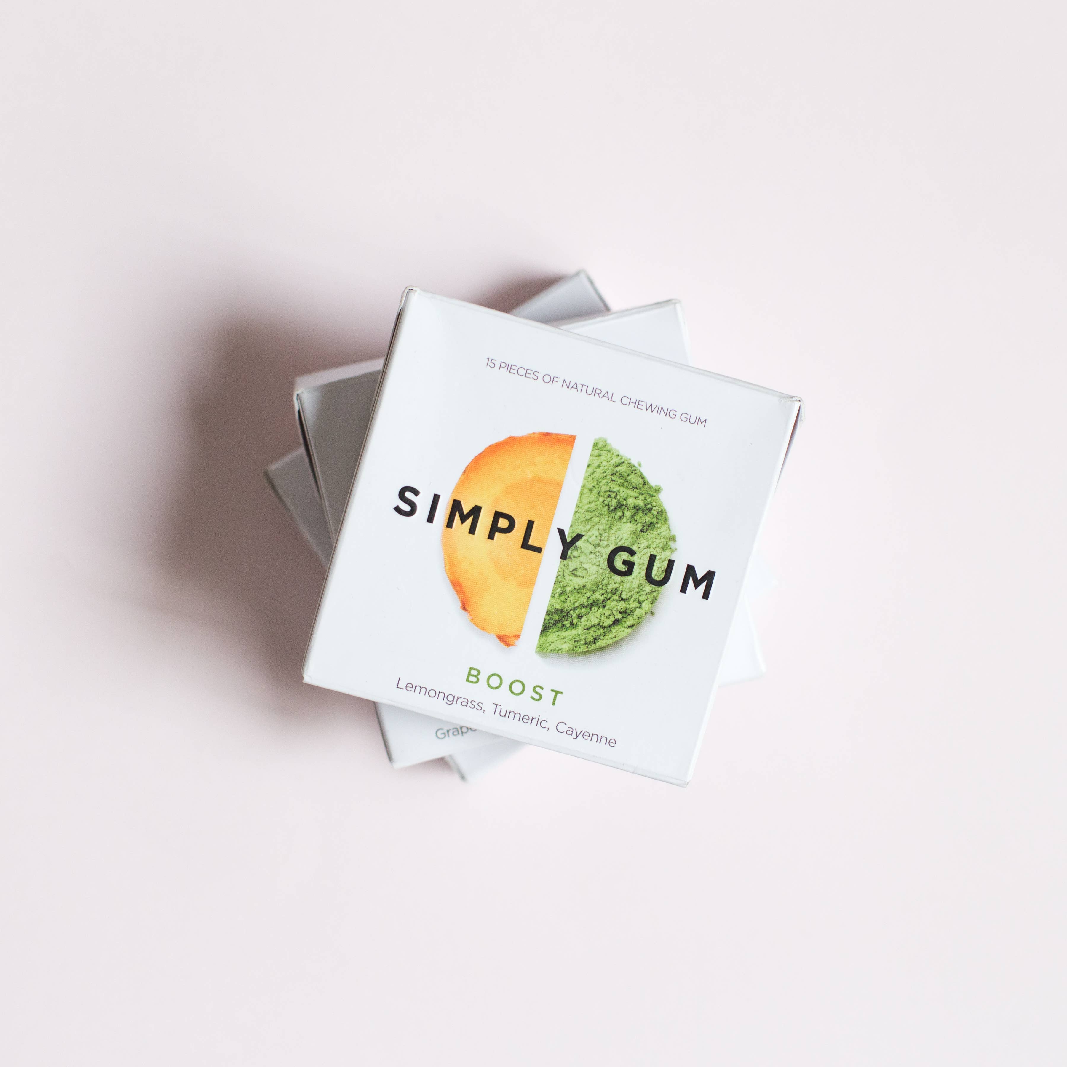 Boost Natural Chewing Gum - 15 PC | Juneau Natural