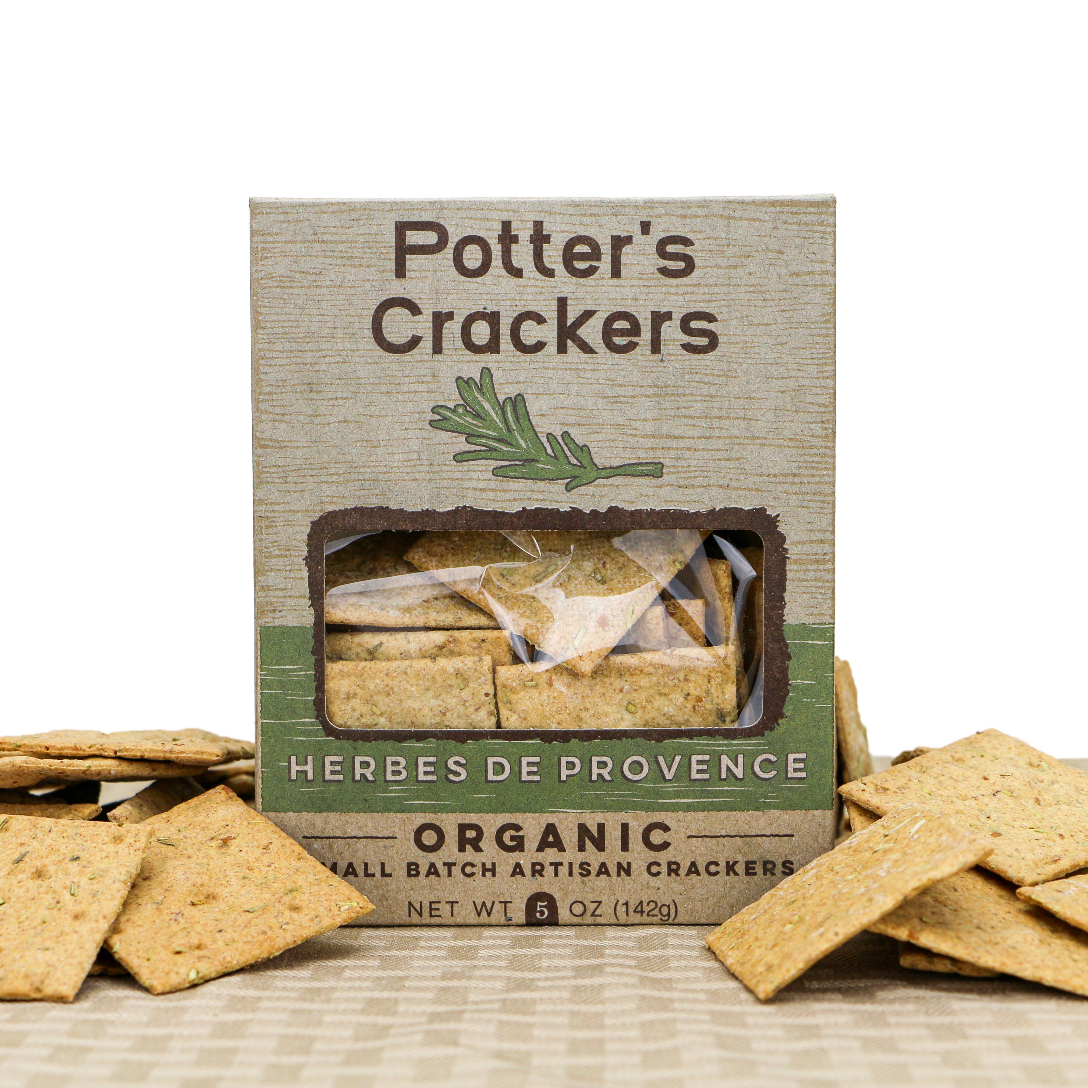 Potter's Crackers Organic Herbes de Provence Crackers - 5 OZ | Juneau ...