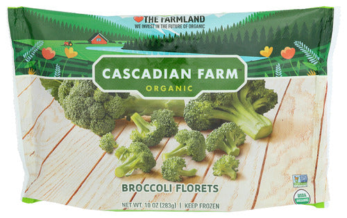 Organic Frozen Broccoli Florets | Juneau Natural