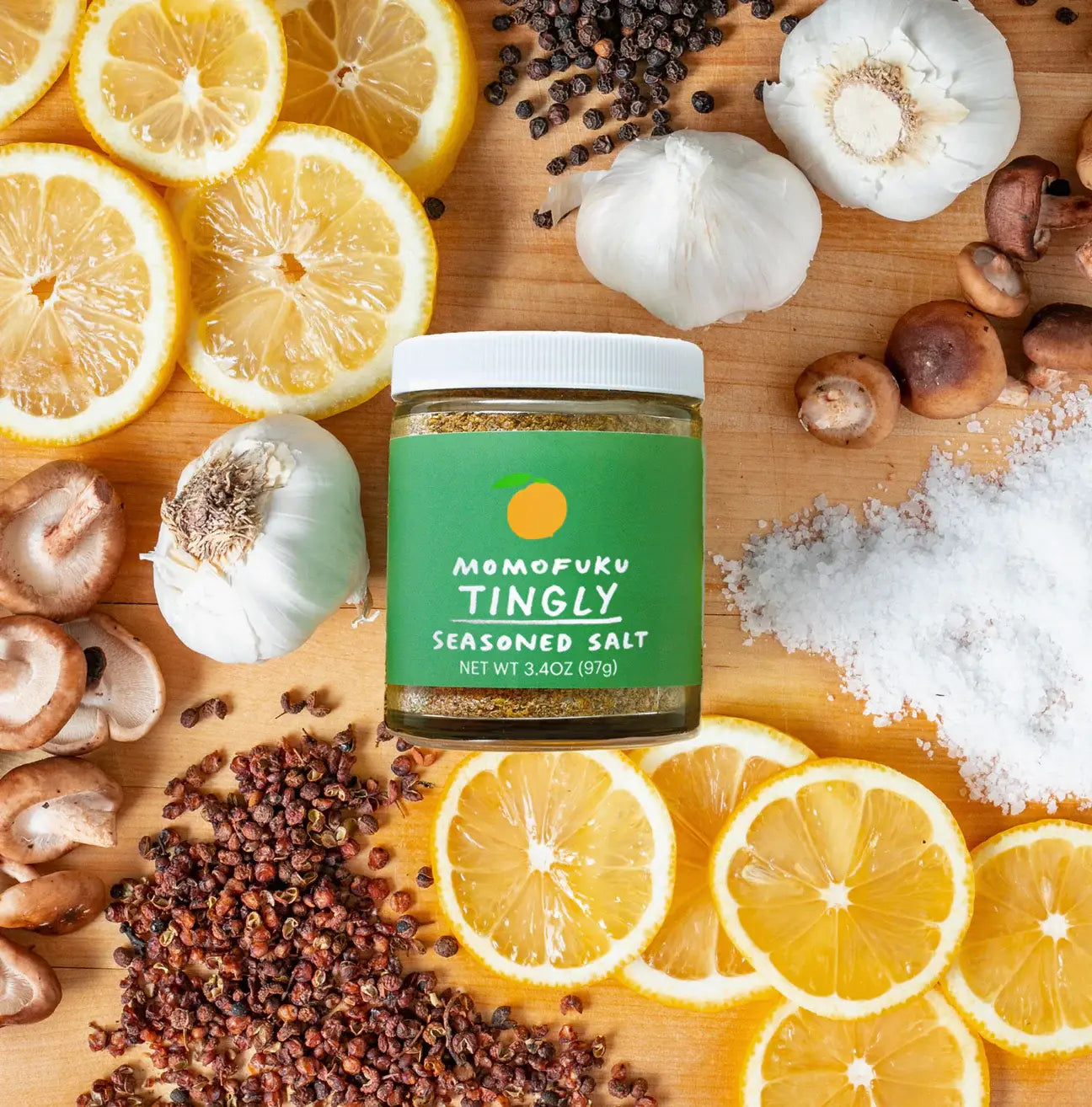Tingly Seasoned Salt - 3.4 OZ | Juneau Natural