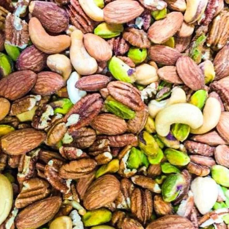 Organic Pacific Coast Roasted Nut Blend - 8 OZ | Juneau Natural